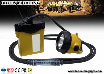 China 10.4Ah 3.7V Cree Mining Cap Lights , 348lum 25000lux light brightness for sale