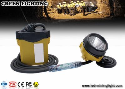 China 10.4Ah 3.7V Cree Mining Cap Lights , 348lum 25000lux light brightness for sale