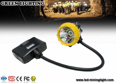 China 3.7V 450mA Rechargeable LED Headlamp Semi - Cord Helmet Mounted Lamp for sale