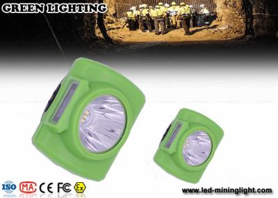 China Green Led Mining Headlamp , Brightest Explosive Proof Underground Tunnel Headlights for sale