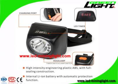 China Cordless Cap Lamp Black Rechargeable Led Headlamp for Mining Opening Pit Hunting Fishing for sale