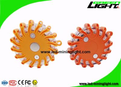 China Magnetic LED Beacon Warning Light Safety Amber Flashing Roadside Flares for Traffic Guardian for sale