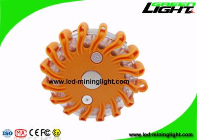 China Custom Waterproof Led Warning Light Rechargeable Orange Color 3 Year Shelf Life for sale