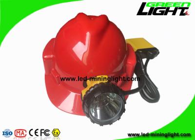 China High Power Coal Mining Lights 25000Lux Miners Hard Hat Lamp with SOS Lighting Mode for sale