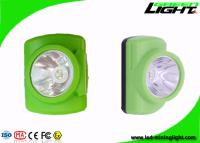 China CREE 3W 13000lux Cordless Mining Headlamp IP68 LED Cap Lamp with 6.2Ah Battery for sale