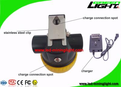 China Wireless LED Mining Cap Lamp Yellow Color For Camping / Hunting / Fishing for sale
