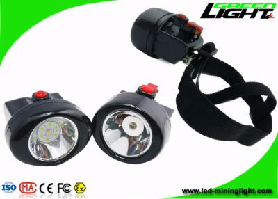 China 2.8 Ah Cordless LED Headlamp Rechargeable , Long Working Time Miners Cap Lamp for sale
