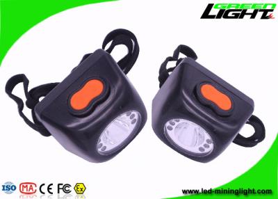 China Safety Cordless LED Mining Cap Lamp Black Color 13-15 Hours Working Time for sale