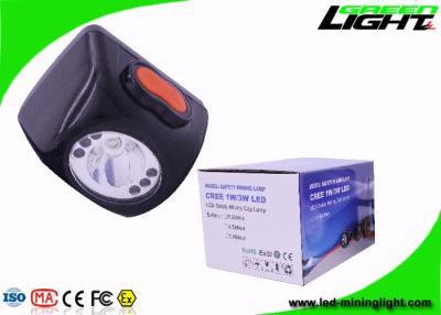 중국 안전성 무선은 마이닝 캡 램프 흑색 컬러에게 13-15 시간 작업 시간을 보내게 했습니다 판매용