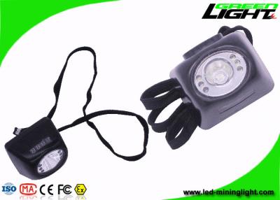 중국 안전성 무선은 마이닝 캡 램프 흑색 컬러에게 13-15 시간 작업 시간을 보내게 했습니다 판매용
