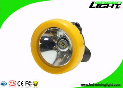 China Low Power Warning LED Miners Lamp Yellow / Black Color For Underground Safety for sale