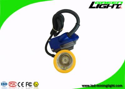 China High Brightness Rechargeable LED Hard Hat Light 15000 Lux With 6.6Ah Battery Capacity for sale