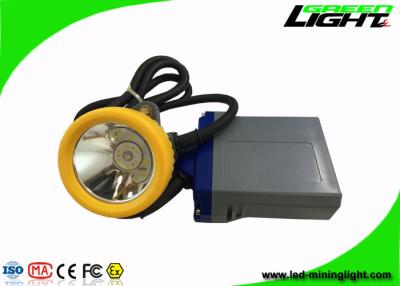 China High Brightness Rechargeable LED Hard Hat Light 15000 Lux With 6.6Ah Battery Capacity for sale