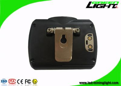 China Water Resistant Cordless Cap Lamp Green Color With Electrical Short Circuit Protection for sale