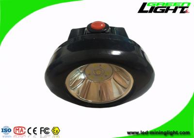 China Portable 4000lux IP67 water-proof Miners Cap Lamps Cordless With 2.8Ah 3.7v plug-in charging way for sale