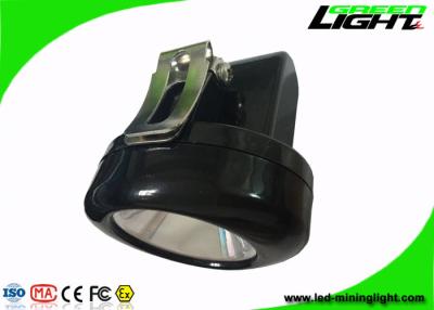 China Portable 4000lux IP67 water-proof Miners Cap Lamps Cordless With 2.8Ah 3.7v plug-in charging way for sale