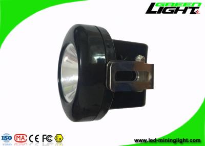 China Portable 4000lux IP67 water-proof Miners Cap Lamps Cordless With 2.8Ah 3.7v plug-in charging way for sale