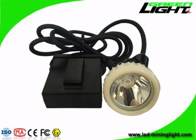 China 22hours lighting time 6.6Ah Underground Safety Rechargeable LED Headlamp 4000 Lux With Colorful PC Shell for sale