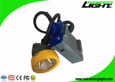 China Digital Rechargeable LED Headlamp 15000lux Super Bright With 1000 Cycles Battery Lifetime for sale