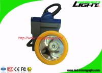 China 15000lux Coal Mining Cap Lamp 16h Waterproof LED Headlamp 6.6Ah Li-ion Battery for sale