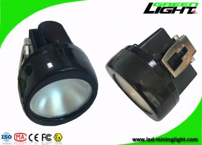 China 10000lux Water-Proof Cordless Mining Lights , 143g LED Mining Cap Lamp Easy To Carry for sale