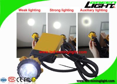 China Hard Hat Rechargeable Mining Headlamp 3 Watt With 4 Level Lighting Mode for sale