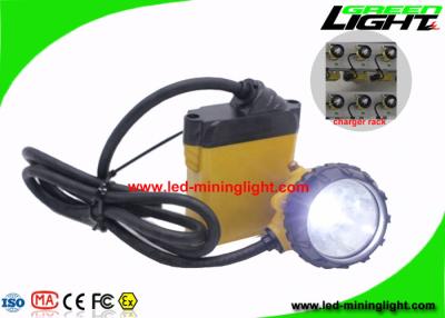 중국 4가지 수준 조명 모드와 안전모 재충전이 가능한 마이닝 전면램프 3 와트 판매용