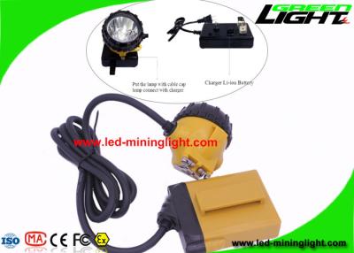 중국 4가지 수준 조명 모드와 안전모 재충전이 가능한 마이닝 전면램프 3 와트 판매용
