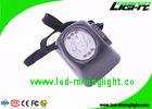 China 220g LED Mining Headlamp 8000lux Brightness For Fire Fighting / Overhauling for sale