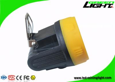 China Anti Flame Miners Cap Lamps Cordless 3.8Ah Battery 13 - 15hours Working Time CE support USB charging for sale