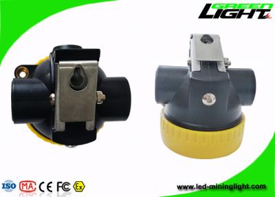 China Impact / Flame Resistant Rechargeable LED Headlamp Yellow Color Long Life for sale