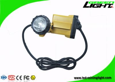 China High Beam LED Mining Light , LED Mining Headlamp With Big Capacity Battery Pack for sale