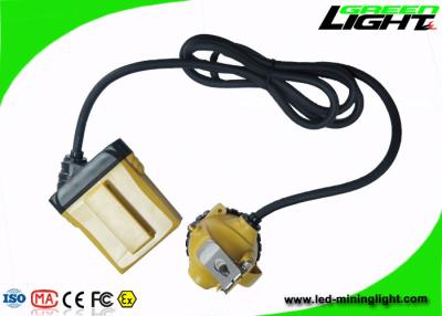 China Battery 10.4Ah Miners Cap Lamp 25000lux Brightness 13 - 15 Hours Working Time for sale