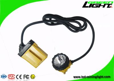 China Battery 10.4Ah Miners Cap Lamp 25000lux Brightness 13 - 15 Hours Working Time for sale