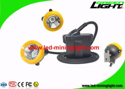 China Low Power Warning LED Miners Lamp Yellow / Black Color For Underground Safety for sale
