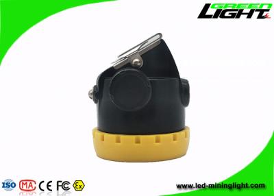 China Mining Cordless Cap Lamp Rechargeable Battery Powered With Main And Sub Light for sale