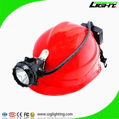 China 6.4Ah Big Capacity Coal Mining Lights Anti Explosive IP68 Semi Corded Caplamp for sale