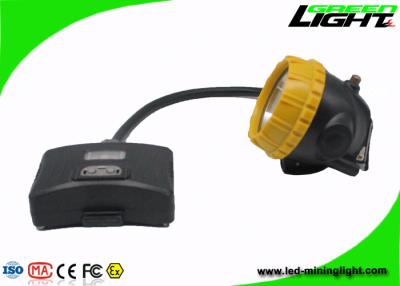China 6.4Ah Big Capacity Coal Mining Lights Anti Explosive IP68 Semi Corded Caplamp for sale