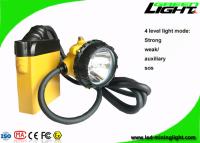 China IP68 Waterproof LED Mining Light 12.4Ah 3.7V Cable SOS Low Power Warning for sale