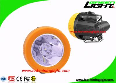 China Peso ligero 10000 Lux Economic Coal Mining Headlamp con el haz alto-bajo del cargador USB en venta