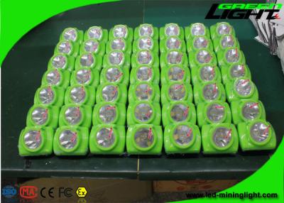 China 15000 Lux Mining Cap Lights PC ABS Material OLED Screen With Transparent Body for sale