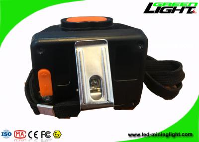 China 5.7Ah 8000lux Led Mining Cap Lamp Waterproof Underground With High Beam LCD Screen for sale
