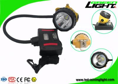 China 6.8Ah Rechargeable LED Mining Light Headlamps 15000lux Brightness 15hrs Working Time for sale