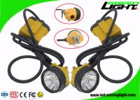 China IP68 Waterproof 25000lux Rechargeable Mining Hard Hat LED Light 10.4Ah 3.7V for sale