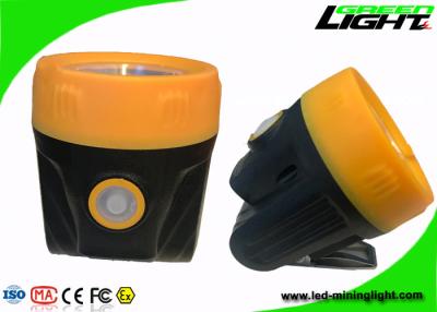 China ABS Material Led Mining Cap Lamp 10000lux Brightness Anti Explosive With USB Charger for sale