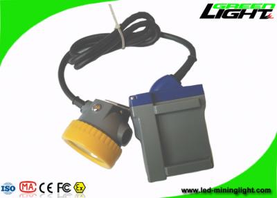 China 6.6Ah Li-ion Battery LED Mining Light 15000lux High Beam Corded Lamp Flame Resistant for sale