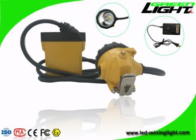 China Waterproof IP68 Miners Cap Lamp , SAMSUNG Battery Miners Lights for Hard Hats for sale