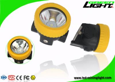 Chine La lampe de chapeau menée imperméable de l'exploitation IP68, casque antichoc a mené la batterie 2.2Ah matérielle d'ABS de lumières à vendre