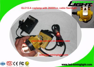 China Explosion Proof Rechargeable Led Headlamp 25000 Lux With Security Cable Flashlight for sale