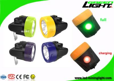 China Lightweight Underground Cordless Mining Cap Lamps High Beam Brightness 10000Lux for sale